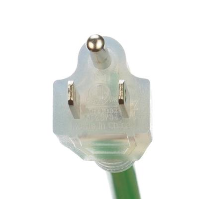 China 3X8/10/12/14/16AWG Nominale spanning 125V NEMA Vrouwelijke licht eind ETL gecertificeerd Amerikaanse 3-kern verlengsnoer Outdoor koper stroomkabel Te koop