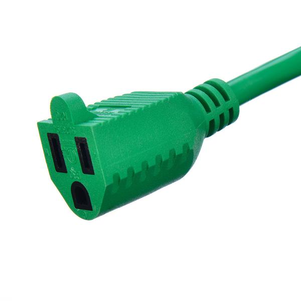 Quality 100FT ETL Listed SJTW 14/3 Electrical Orange Extension Cord Single Plug NEMA 5 for sale