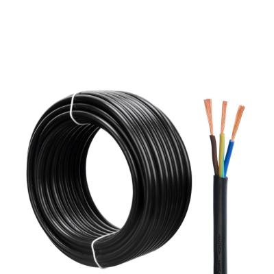 China 300/500V 3 CORES Multicore Cable H05vv f 3g1 5 Sq Power Twisting Line with Bare Copper Wire LOW VOLTAGE PVC Insulation for sale