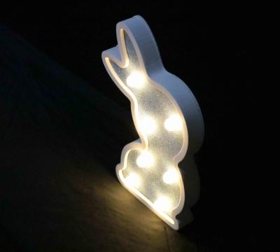China Customized battery rabbit lamp kids baby light holiday decorative gift for sale