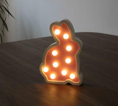 China sale promotional rabbit night LED room light lamp for children for sale