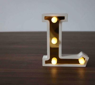 China different style alphabet warm light optional letter light holiday decoration for sale
