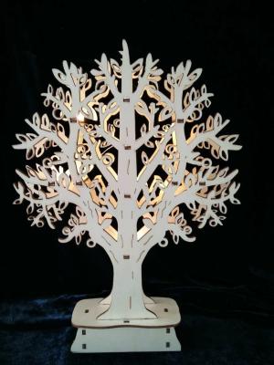 China Decorative shaped lamps light up blackboard sign odm tree shaped lamp for sale