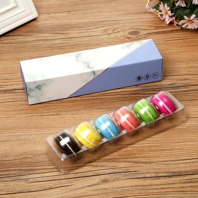China Colorful Macaron Packing Cardboard Drawer Box , Eco Friendly Food Packaging for sale