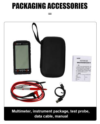 中国 VICTOR 925 リチウム電池とフルスクリーン 9999 LCDディスプレイのデジタルマルチメーター 販売のため