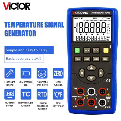 China VICTOR 01S Temperature Signal Generator Temperature Source process calibrator multimeter for sale