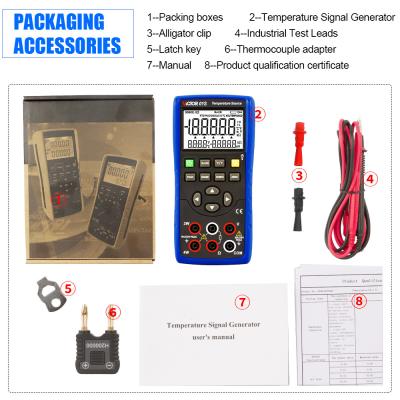 China VICTOR 01S Temperature Signal Generator Temperature Source process calibrator multimeter for sale