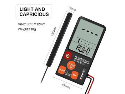 Cina 600V tester analogico di hertz EBTN di ohm del multimetro NCV del morsetto di CC Digital in vendita