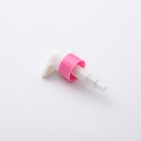 China Durable Customized Pink Lotion Pump / Ribbed Foaming Hand Soap Pump for sale