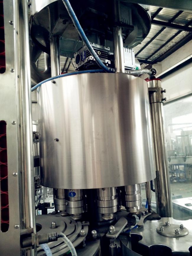 customized automatic carbonated water washing filling and cap/soda can making machine