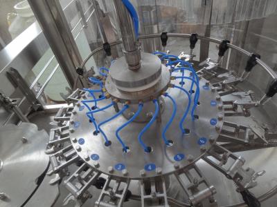 China Elektrisch Bottelend Materiaal 3 van het Roestvrij staalsap in 1 PLC Controle 5.88KW Te koop