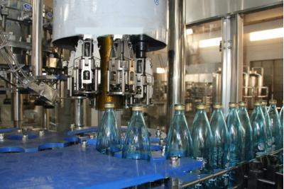 Cina Macchina di rifornimento automatica dell'acqua frizzante/bibita della bottiglia di vetro per la bottiglia dell'ANIMALE DOMESTICO in vendita