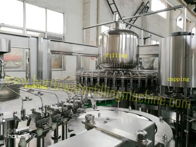 Cina Imbottigliatrice automatica dell'acqua di Rinser della capsulatrice rotatoria del riempitore 18000bph in vendita