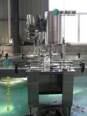 Cina Linea di riempimento della bevanda, macchina del riempitore della bottiglia dell'ANIMALE DOMESTICO del succo 500ml in vendita