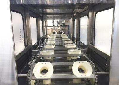 China Termine 5 la línea de embotellamiento del agua mineral de la máquina de rellenar 300BPH del agua del galón en venta