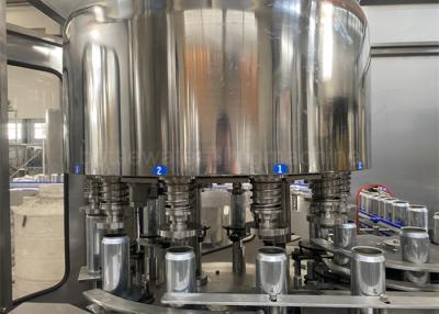 China 6000CPH Regelbare Hoogte van de sojamelk de Tin Can Juice Filling Machine Geopende Klep Te koop