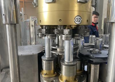 China 6000CPH Regelbare Hoogte van de sojamelk de Tin Can Juice Filling Machine Geopende Klep Te koop