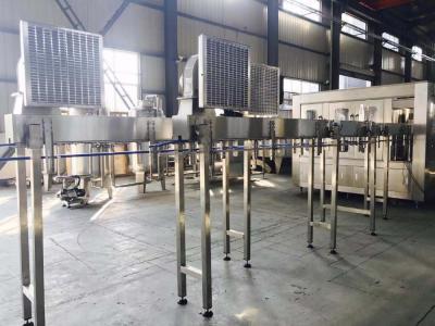 Cina Linea di produzione di riempimento dell'acqua di gravità 2000ml trasportatore della tenuta del collo in vendita