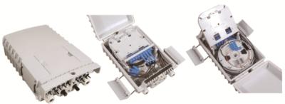 中国 プラスチック繊維の光学配電箱、274X175X82mmの壁は/、IP65,8 ADAPCORES/1x8のディバイダー、切られていない支持ポーランド人取付けました 販売のため