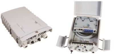 中国 プラスチック繊維の光学配電箱、274X175X82mmの壁は/、IP65,12ADAPCORES/1x8ディバイダー、切られていない支持ポーランド人取付けました 販売のため