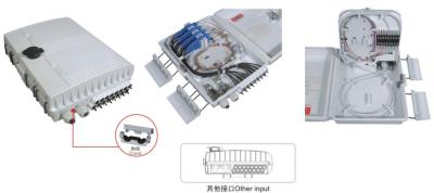 中国 プラスチック繊維の配電箱GFS-16G、16adaptor/1:16/2x1:8 PLC、293X219X84mmの壁/、IP65棒取付けられる、切られていない支持 販売のため