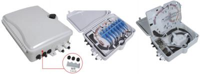 中国 プラスチック繊維の配電箱GFS-16Hの16アダプター/1:16PLC/2x1:8PLC、280X110X85mmの壁は/、IP65棒取付けられて、切られていない支えます 販売のため