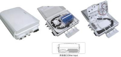 中国 光ファイバーの配電箱GFS-24E、24PCS SC/3X1:8PLC、340*250*110mmの壁は/、IP65、支えます切られていない棒取付けました 販売のため