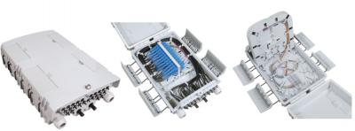 中国 プラスチック繊維の配電箱GFS-24N、SC 24CORES/3*1:8PLC、330*210*87mmの壁は/、IP65、支えます切られていない棒取付けました 販売のため