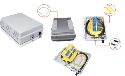 中国 光ファイバーの配電箱GFS-32B/48B、48PCS SCかLC、420*320*125mmの壁は/、IP65、支えます切られていない棒取付けました 販売のため