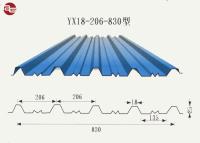 China Galvanized Colour Coated Roofing Sheets A653 Grade 750mm Width for sale