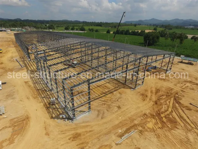 Prefabricated Steel Structure Building for Workshop to Thailand