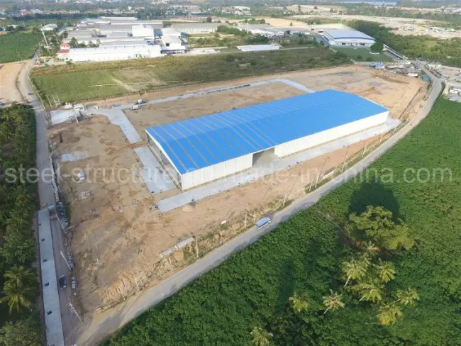 Prefabricated Steel Structure Building for Workshop to Thailand