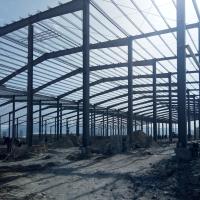 China Ceramic Tile Processing Prefabricated Steel Structure Building Workshop for sale