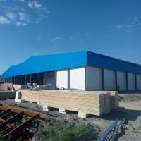China Ceramic Tile Processing Prefabricated Steel Structure Building Workshop for sale