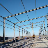 China Ceramic Tile Processing Prefabricated Steel Structure Building Workshop for sale