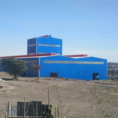 中国 PVCの窓とHフレームでカスタム鋼筋構造ワークショップ 販売のため