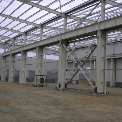 China Modern Stable Long Span Steel Structure Large Workshop for Industrial Building with Insulation for sale