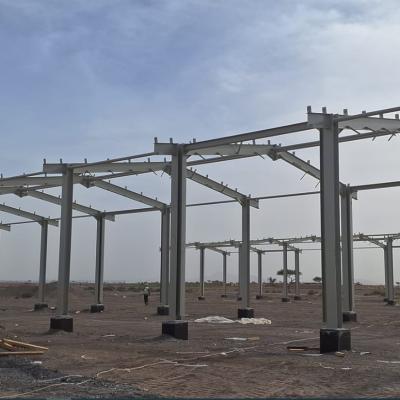 China Modern Stable Long Span Steel Structure Large Workshop for Industrial Building with Insulation for sale
