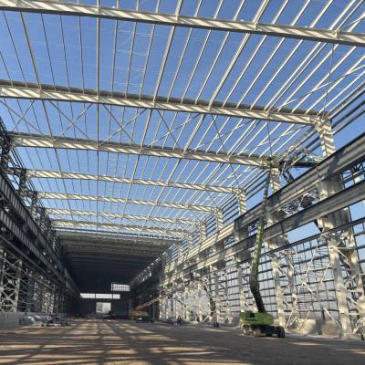 China Residential Prefab Steel Frame House Q355B Main Material Short Assembly Time For Fast Construction for sale