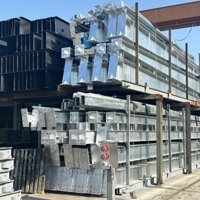 China Custom Steel Structure Workshop with H Beam Frame and Sandwich Panel Roof for sale