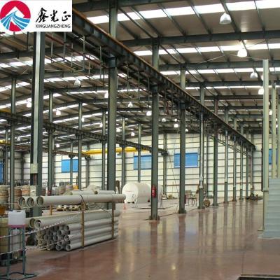 China Customizable Prefabricated Steel Structure Warehouse with Galvanized Metal Steel for Large Building Workshops for sale