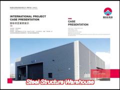 large span prefabricated steel buildings warehouse anti rust painting
