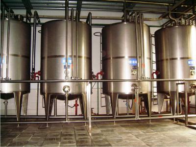 China CIP Cleaning Washing Facility  - Acid Alkali Hot Water 3 - 4 Tanks System for sale
