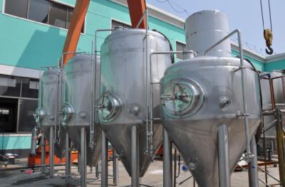 China Beer Brewery Fermenting Tanks Beer Processing Plant Equipment Large Capacity for sale