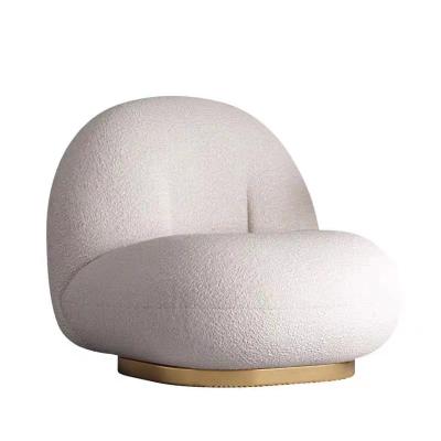 China Lam Velvelt Lazy vloer sofa stoel Chubby Lounge stoel Uniek Comfortabel Te koop