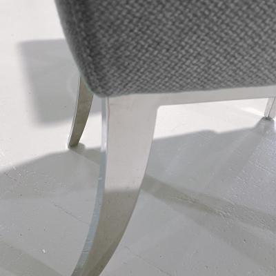 China Gloss Lux Moderne Polstered Eetstoelen, Stijlvolle High Back Stoel Eetstoelen Te koop