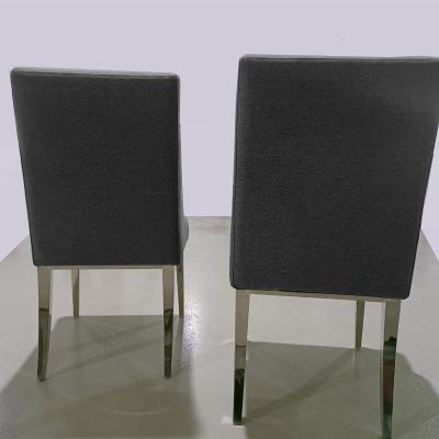 China Gloss Lux Moderne Polstered Eetstoelen, Stijlvolle High Back Stoel Eetstoelen Te koop