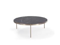China Triangular Base Elegance Ceramic Marble  Coffee Table for sale