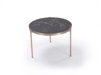 China Triangular Base Elegance Ceramic Marble  Coffee Table for sale