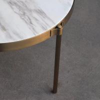 China Triangular Base Elegance Ceramic Marble  Coffee Table for sale